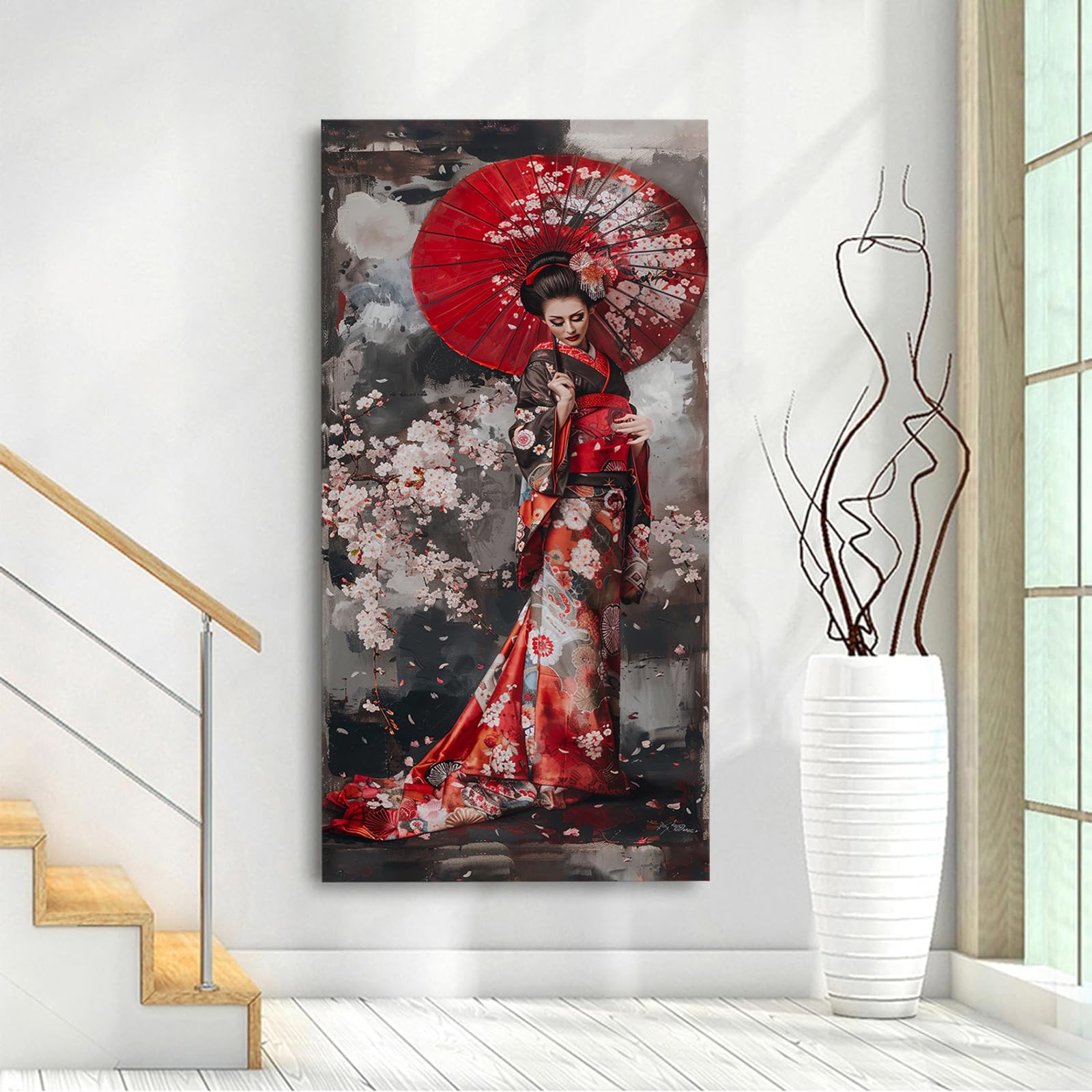 Traditional Geisha Painting