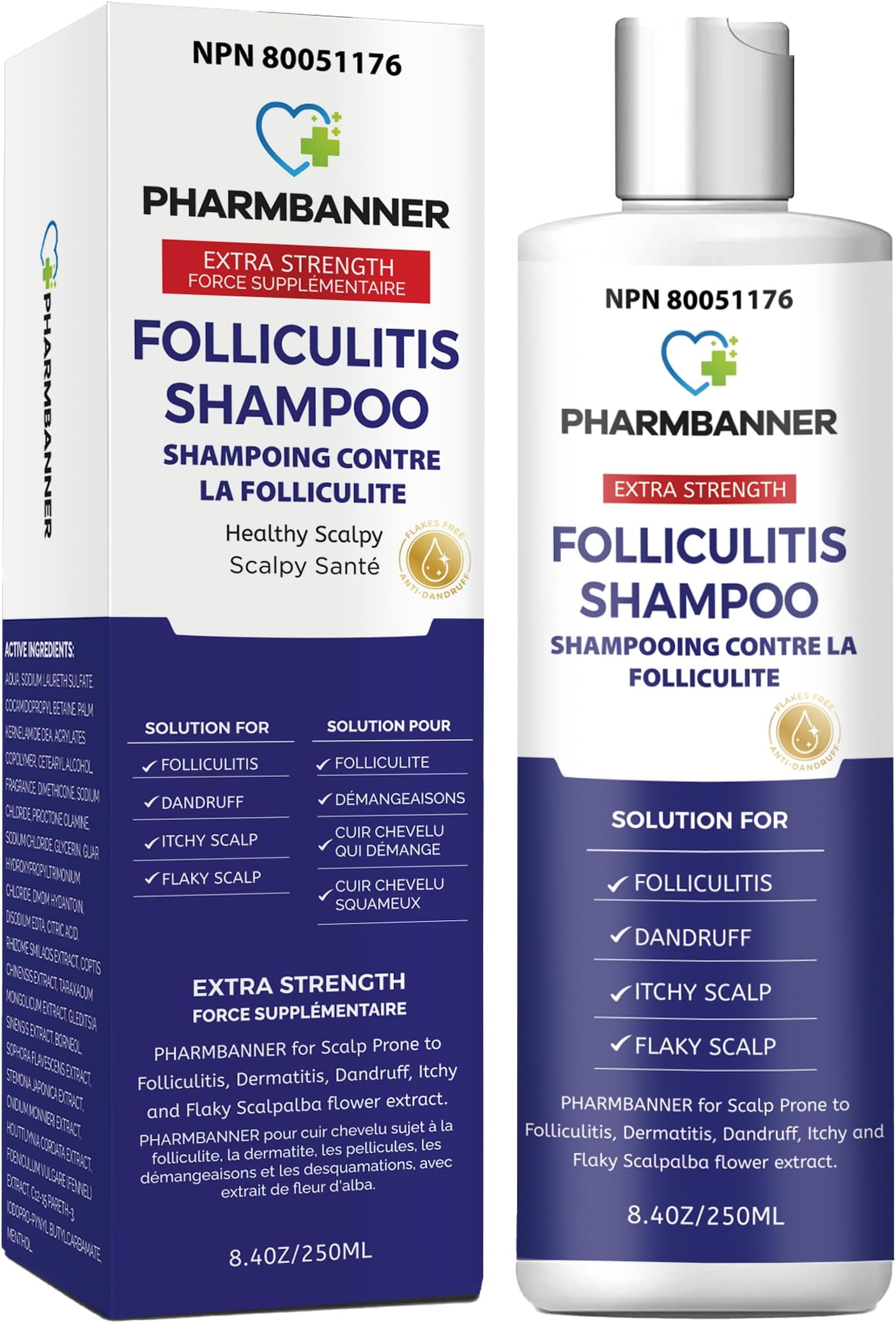 Amazon.com : PHARMBANNER Folliculitis, Seborrheic Dermatitis Shampoo ...