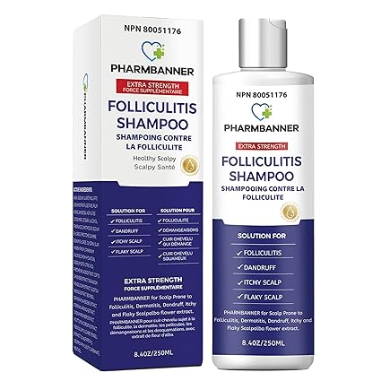 Amazon.com : PHARMBANNER Anti-Fungal Shampoo for Folliculitis ...