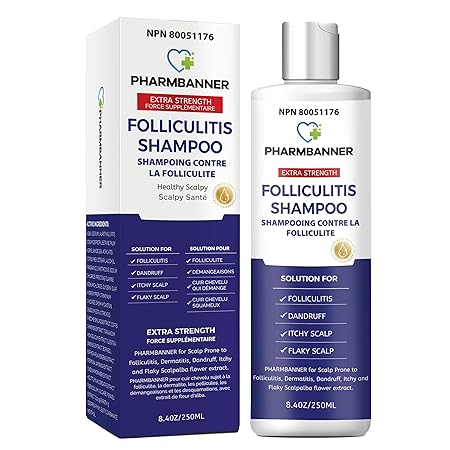 Amazon.com : PHARMBANNER Anti-Fungal Shampoo for Folliculitis ...