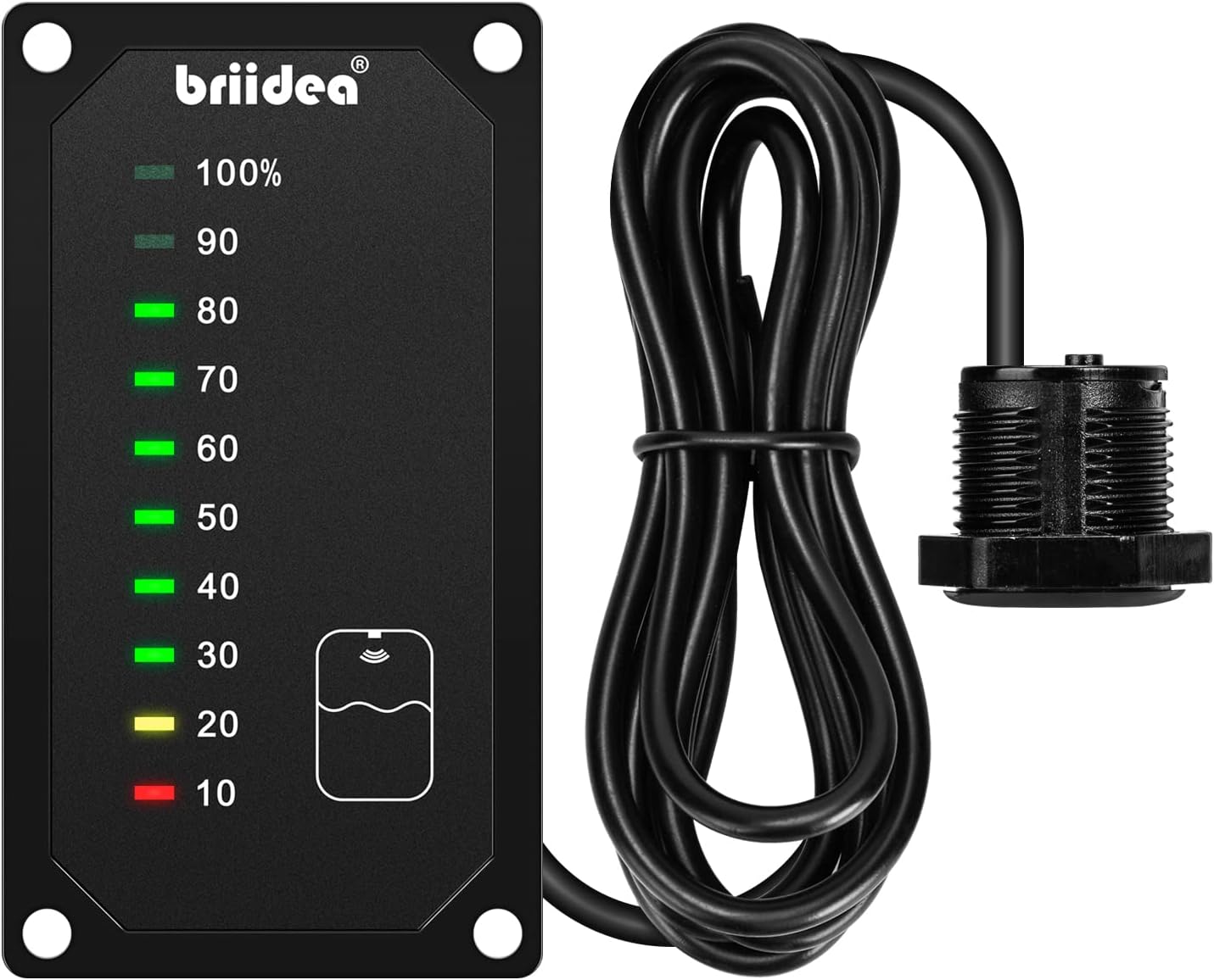 briidea RV Tank Sensor Monitor Panel, RV Water Tank Level Monitor with ...