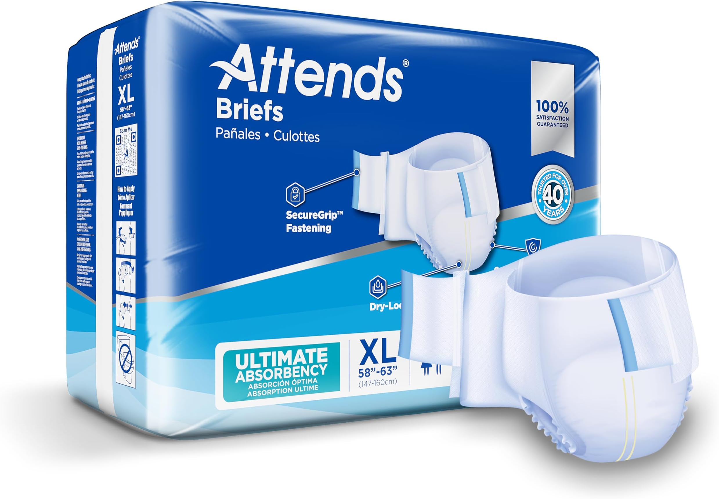 Amazon.com: Attends Premier Protective Underwear with Dry Lock ...