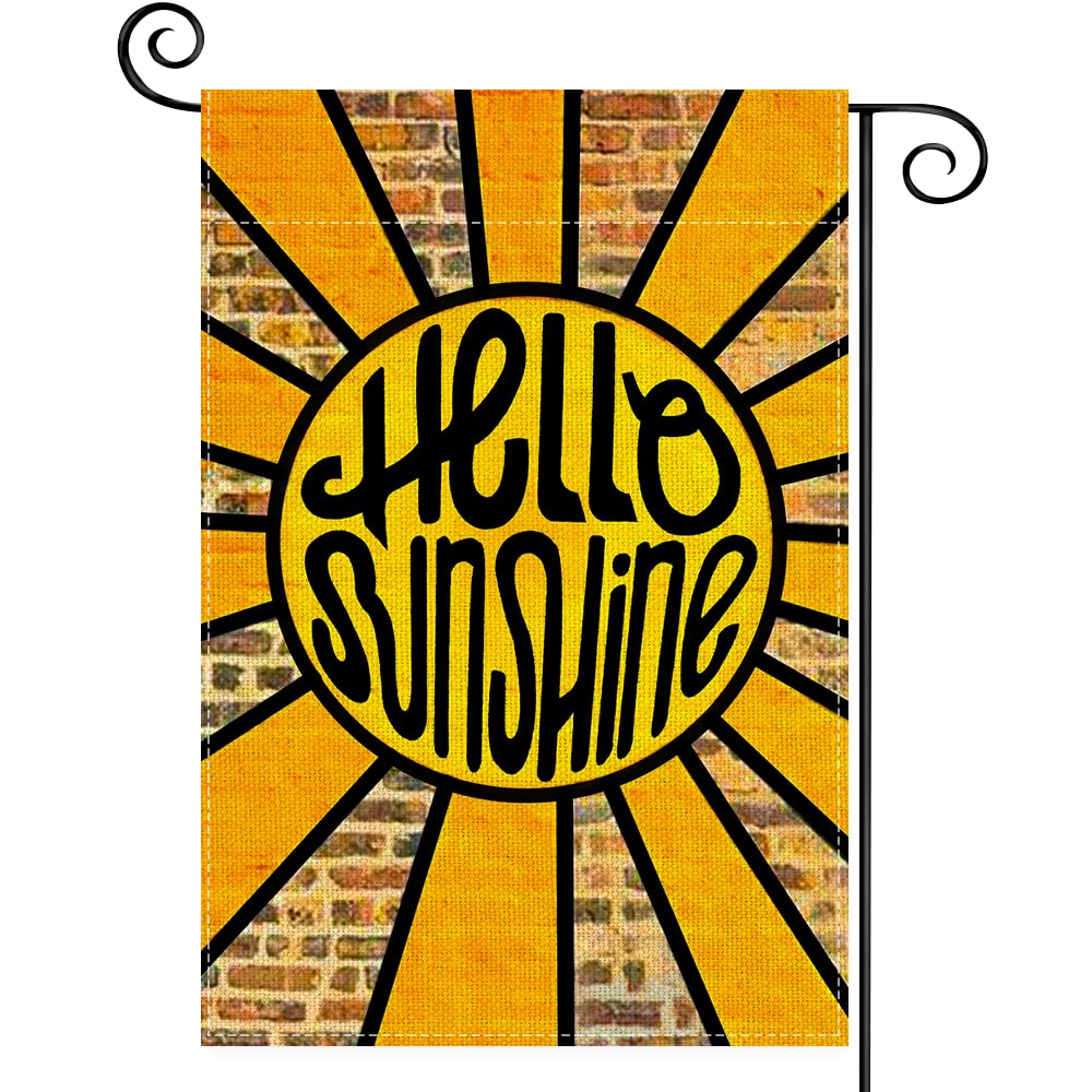 Amazon.com : BEZKS Summer Sunflower Garden Flag 12x18 Inch Vertical ...