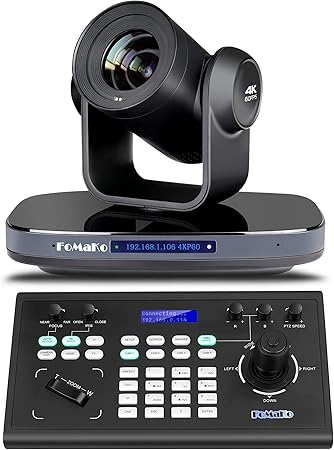 Amazon.com : FoMaKo 60FPS 4K PTZ Camera AI PTZ Auto-Tracking Camera ...