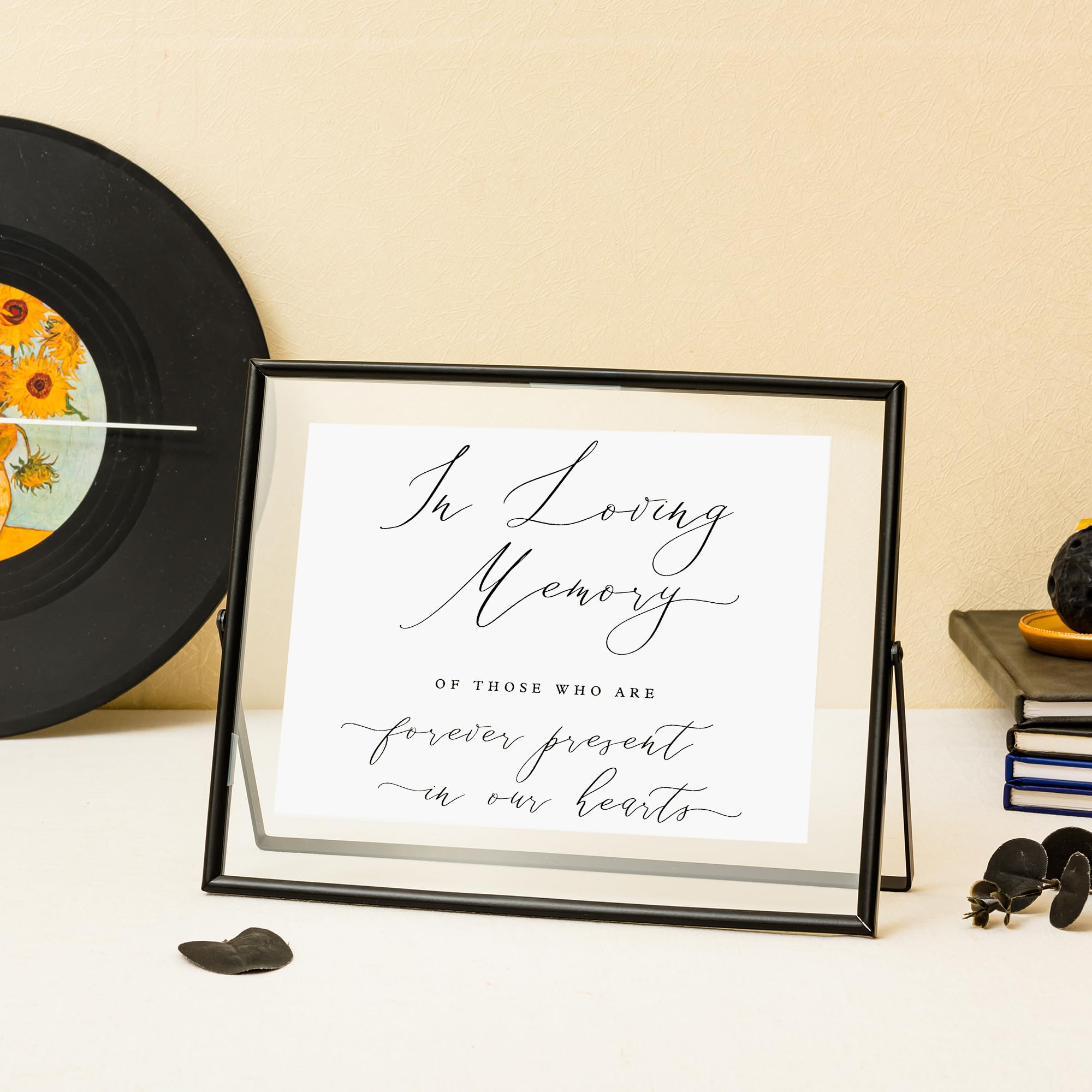 Snapklik.com : Calculs Horizontal Black Floating Picture Frame In ...