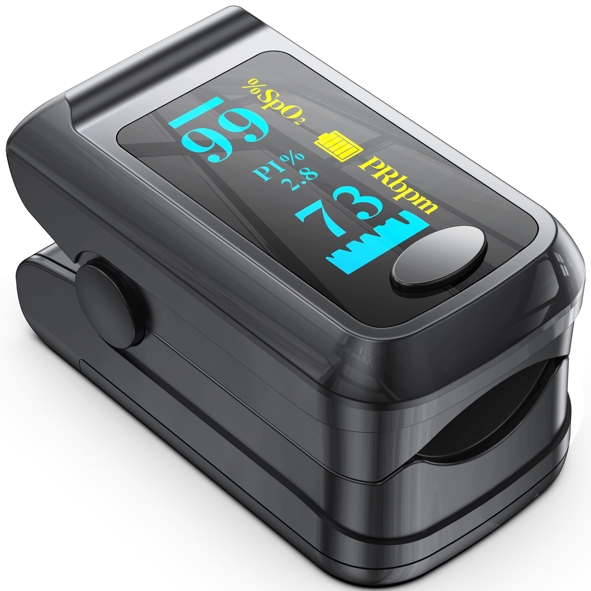 Amazon.com: PIONBAS Pulse Oximeter, OLED Display Oxygen Monitor ...
