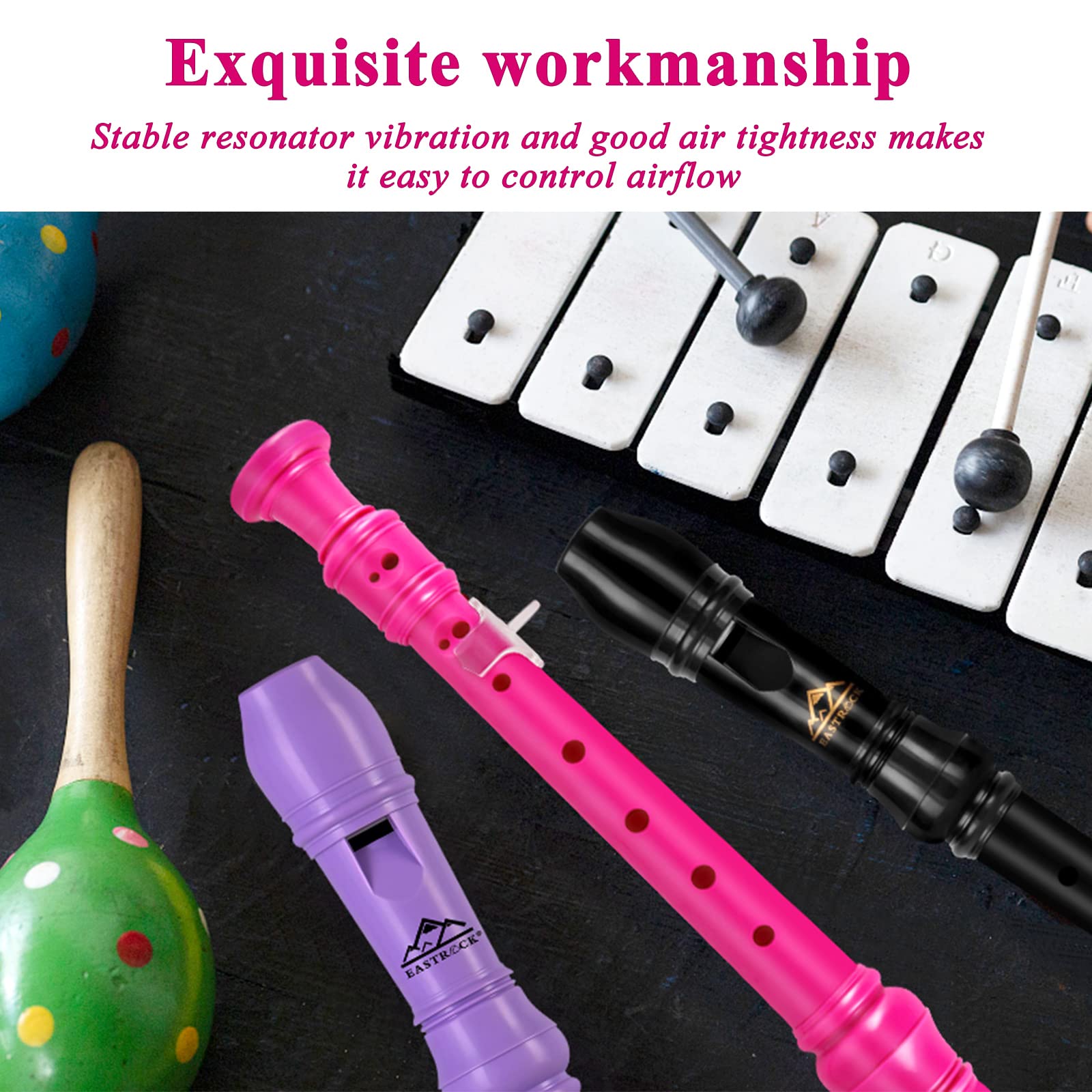 Snapklik.com : Eastrock Recorder Instrument German Style Soprano ...