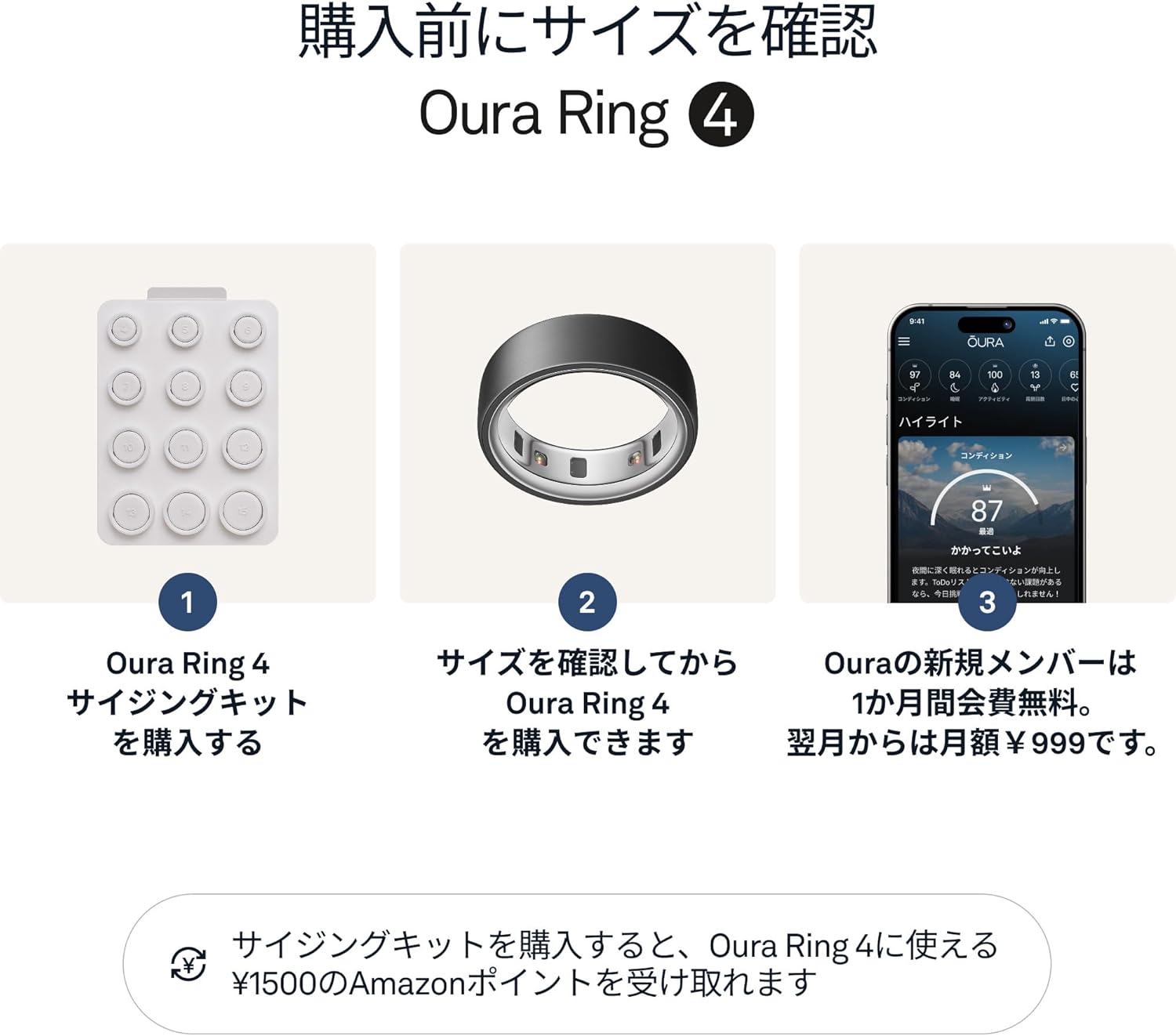 Oura Ring 4th Generation Smart Ring – Stealth – Maroc | Ubuy