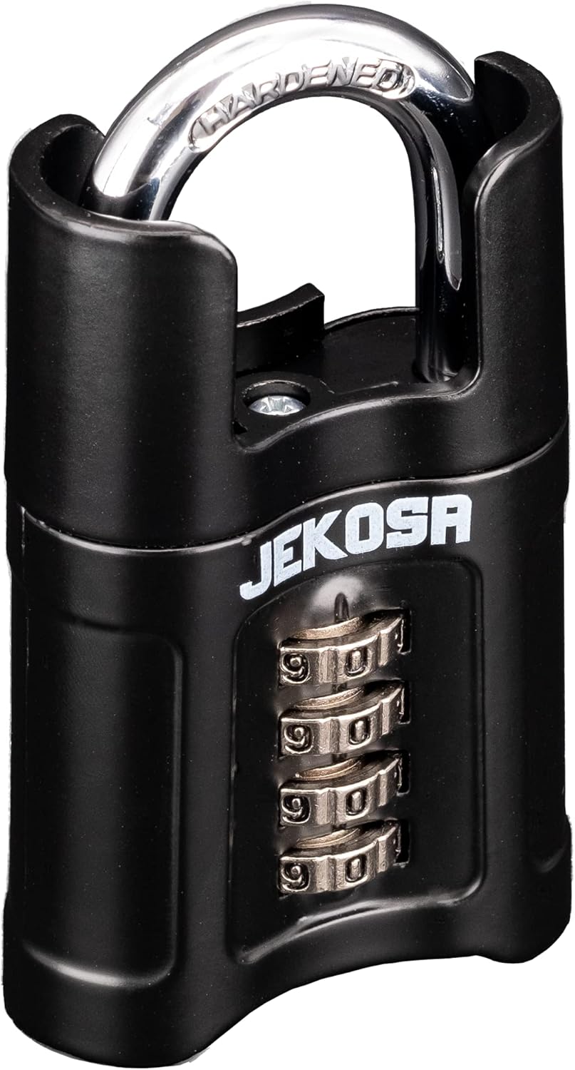 Jekosa® JKS55 [Waterproof] Heavy Duty Combination Padlock Outdoor ...