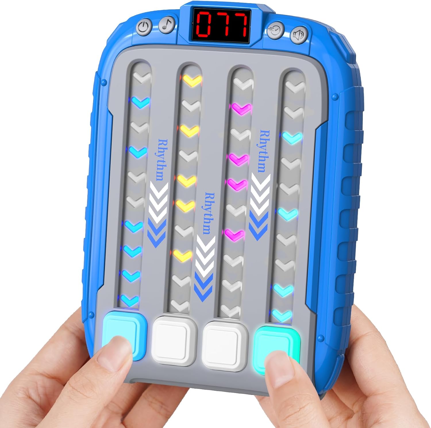 Amazon.com: Rhythm Game Machine with Music and Light, Travel Handheld ...