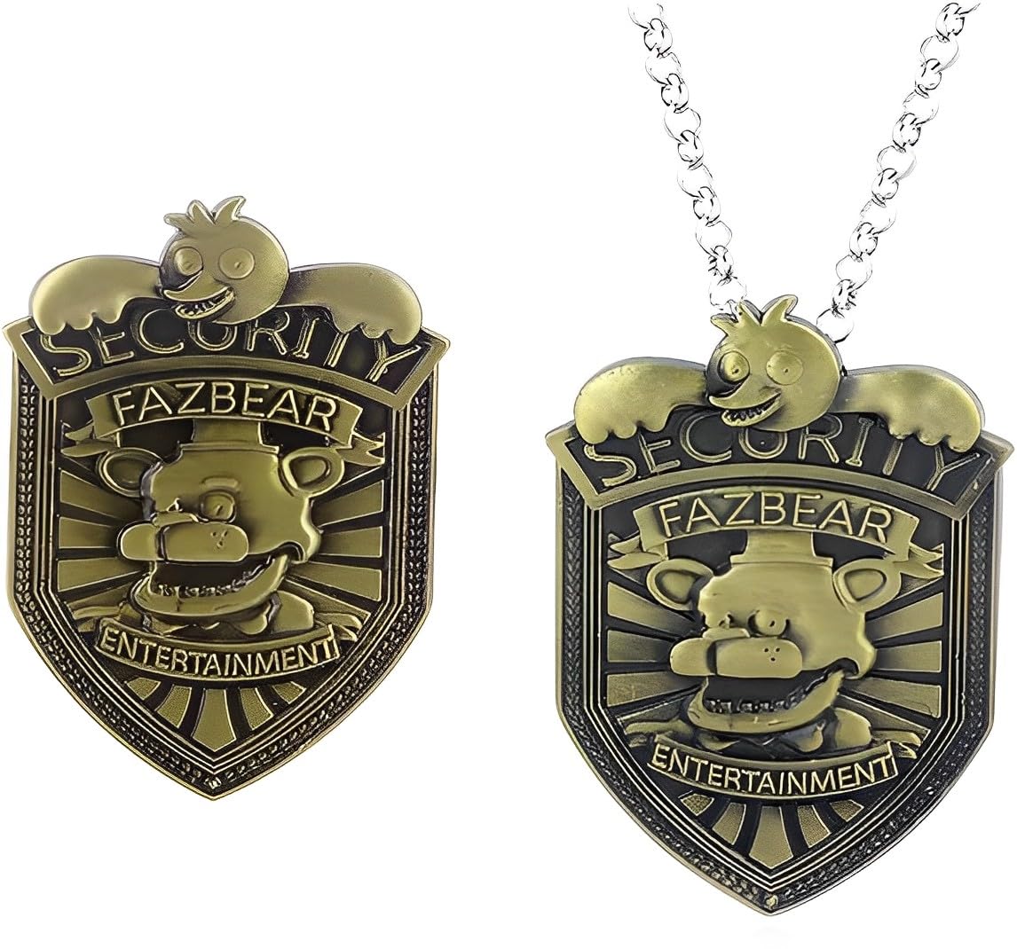 Buy TBMAKE FNAF Security Guard Badge Pin - Official Five Nights at ...
