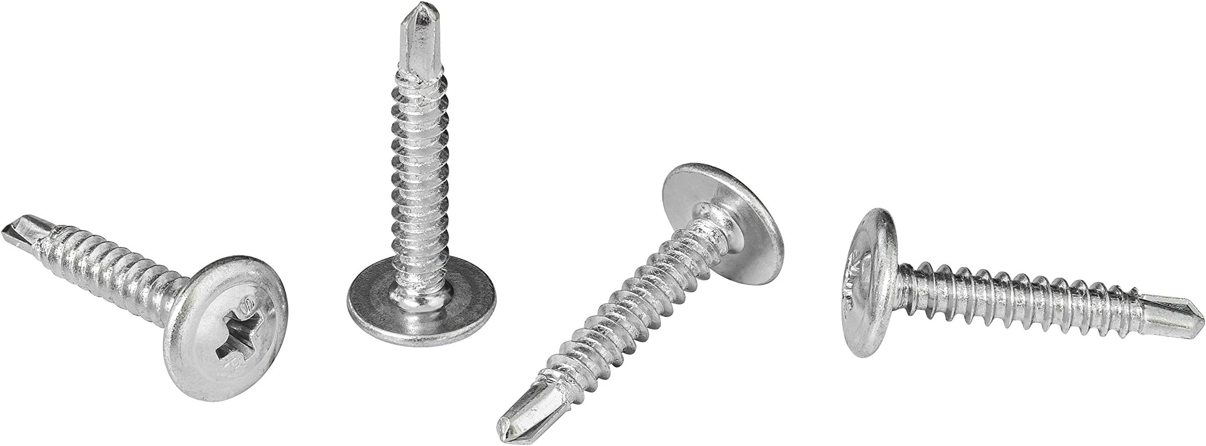 Amazon.com: #8 x 1" Phillips Modified Truss Head Self-Drilling Tek ...