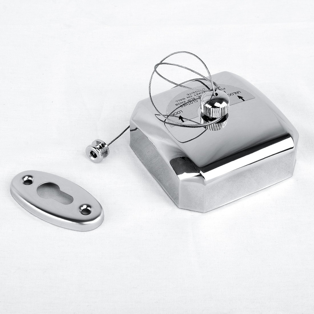 Aquieen Retractable Cloth Line (Liner Hanger) Square with Installation ...