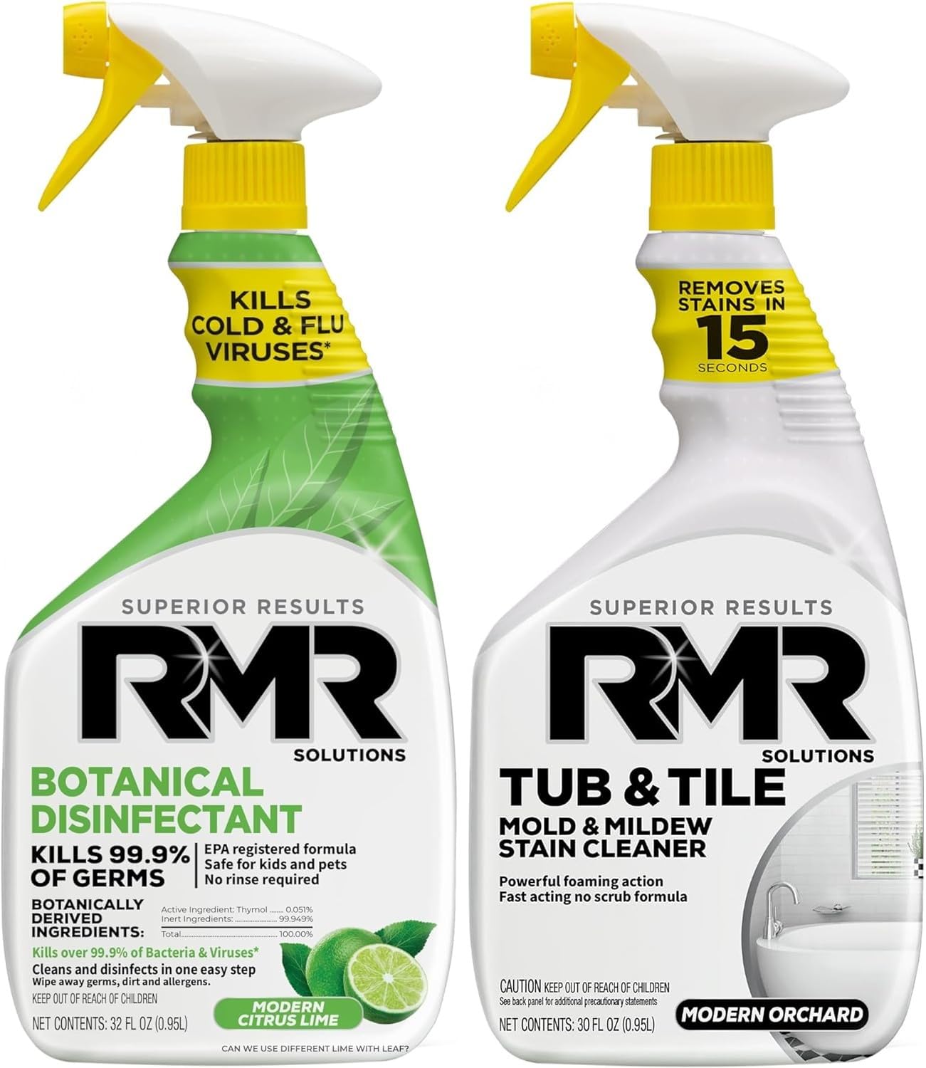 Amazon.com: RMR Brands All-Purpose Botanical Based Disinfectant Cleaner ...