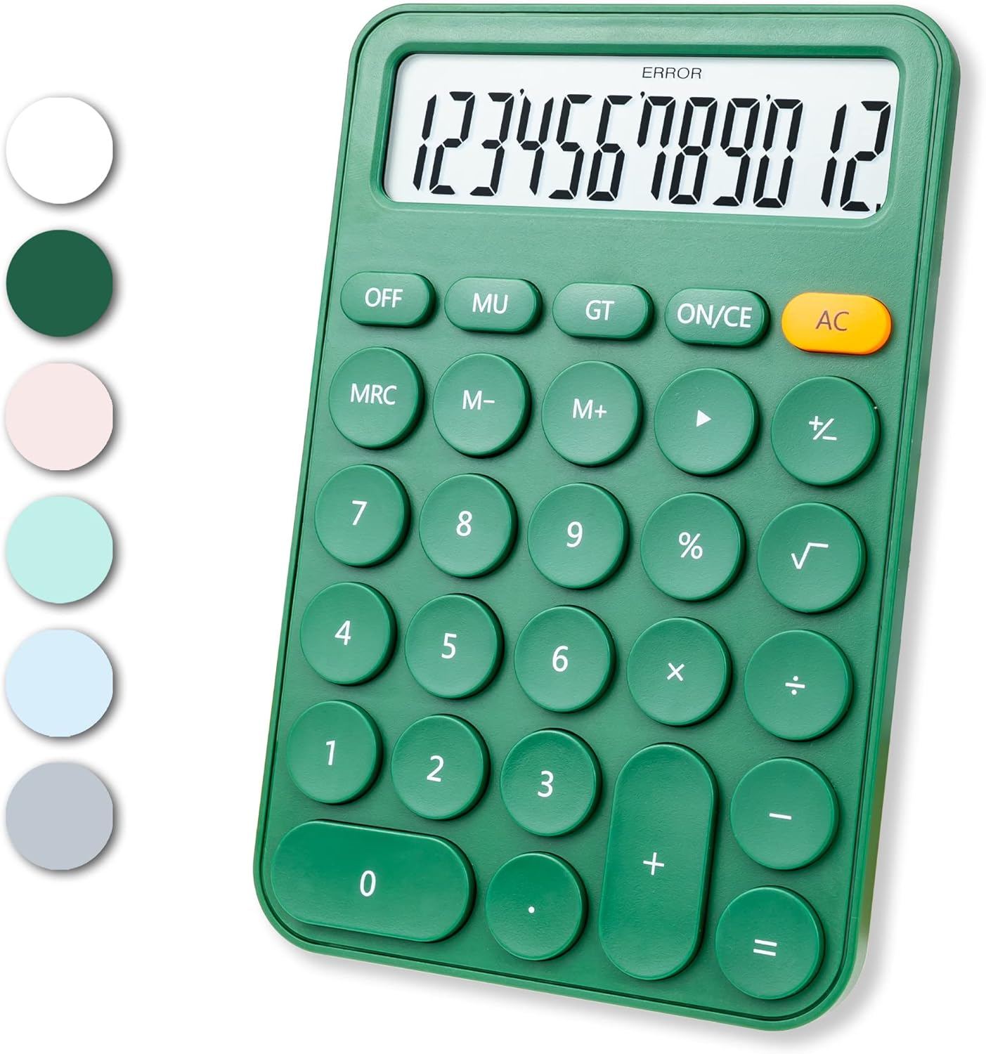 Amazon.com : Standard Calculator 12 Digit,6.2 * 4.2in Desktop Large ...