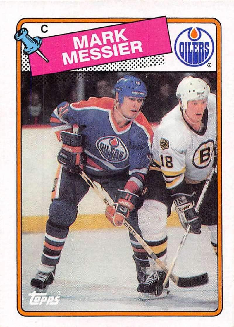 Amazon.com: 1988-89 Topps Hockey #93 Mark Messier Edmonton Oilers ...