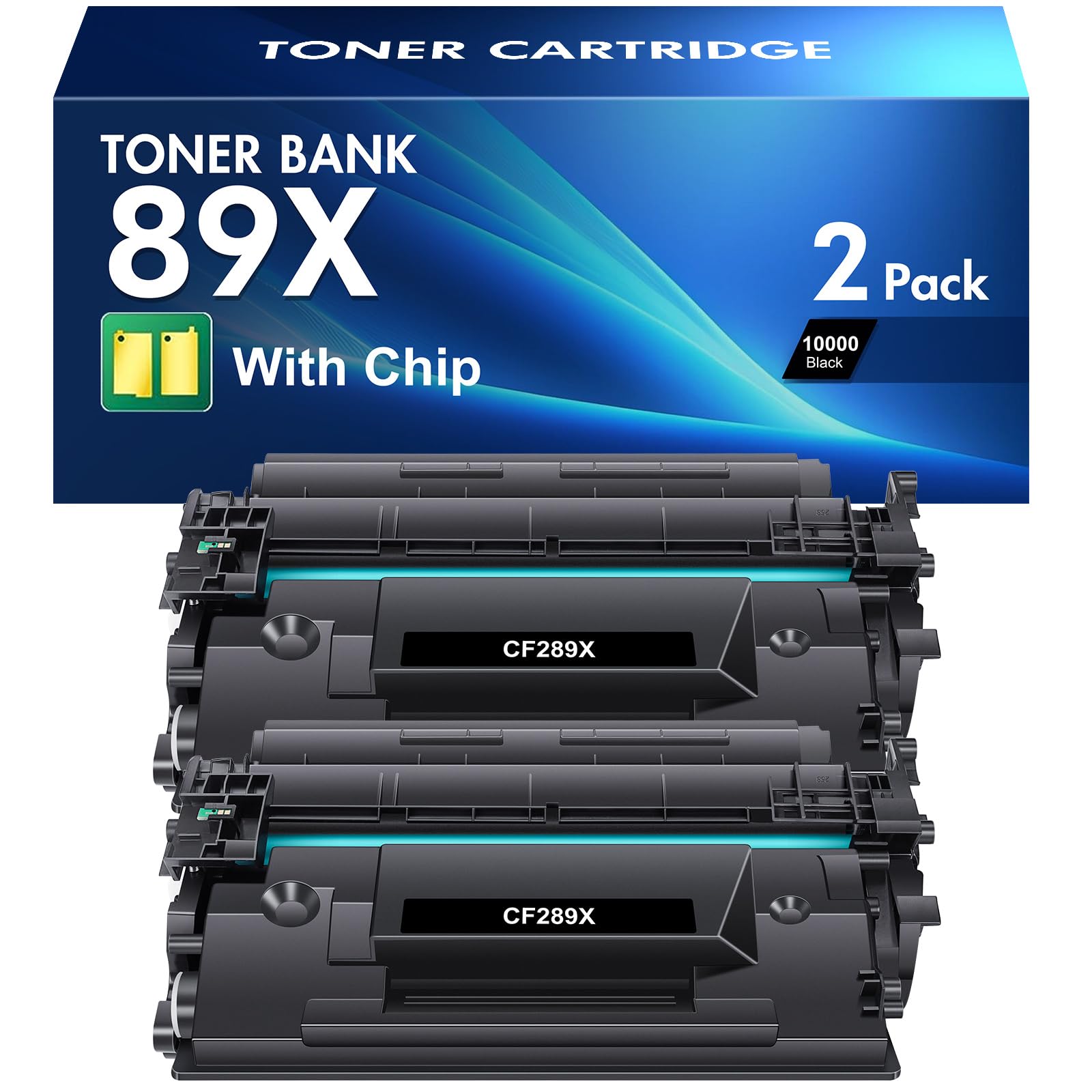 Amazon.com: 89X Black Toner Cartridge CF289X Compatible Replacement for ...