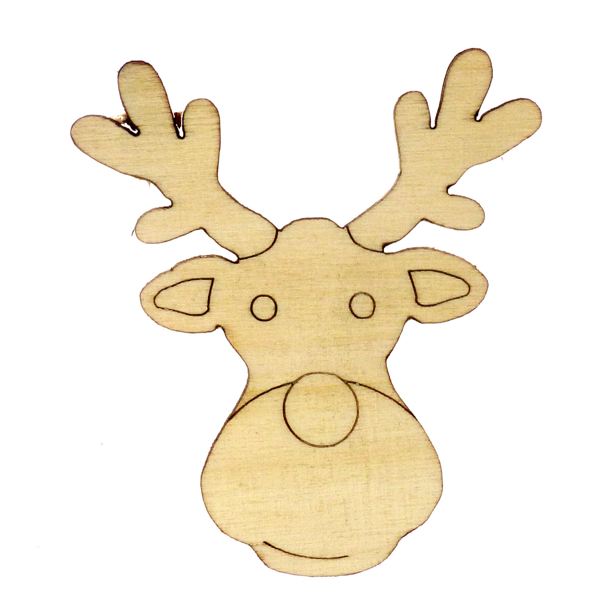 Reindeer Face Template Build A Reindeer Printable Craft