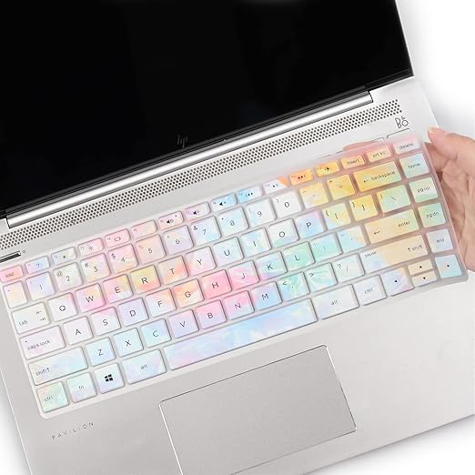 Amazon.com: Keyboard Cover for HP Pavilion x360 14 & HP Laptop 14 14-dk ...