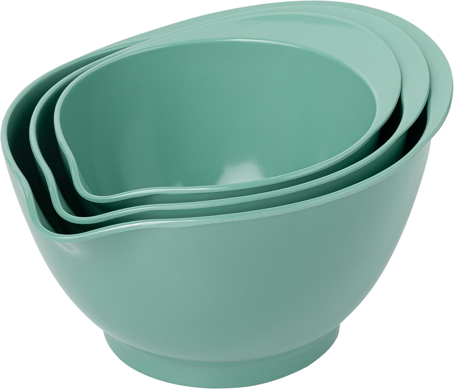 Amazon.com: LEHAHA Mixing Bowls with Pour Spout, set of 3, Non-Slip ...