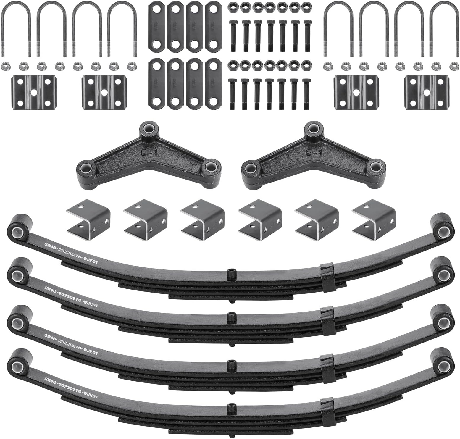 Amazon.com: AEagle 25-1/4" 4-Leaf 1750lb Capacity Double Eye Spring for ...