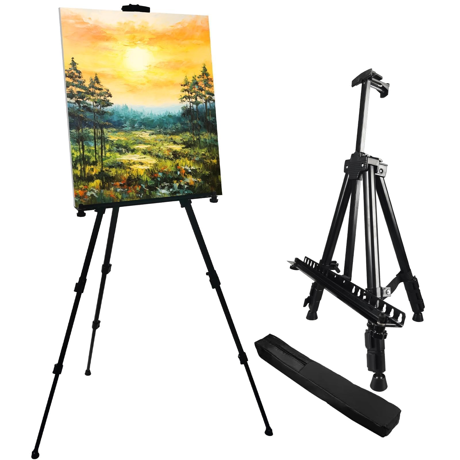 Amazon.com: RRFTOK Art Painting Display Easel Stand，Aluminum Metal ...