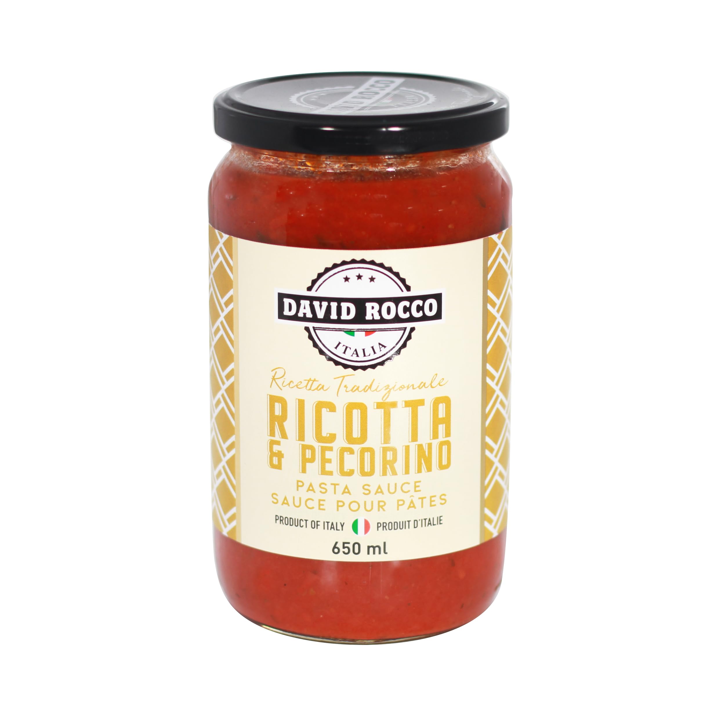 David Rocco Ricotta and Pecorino Pasta Sauce 650 ml : Amazon.ca ...