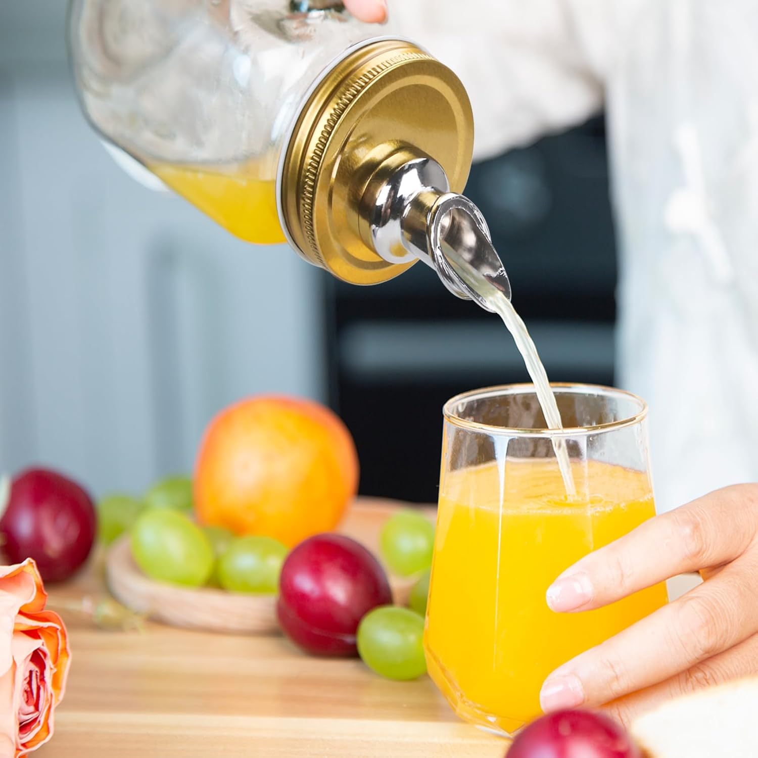 ziHenryDa Mason Jar Pour Spouts. free flow Mason Jar Verter Spouts ...