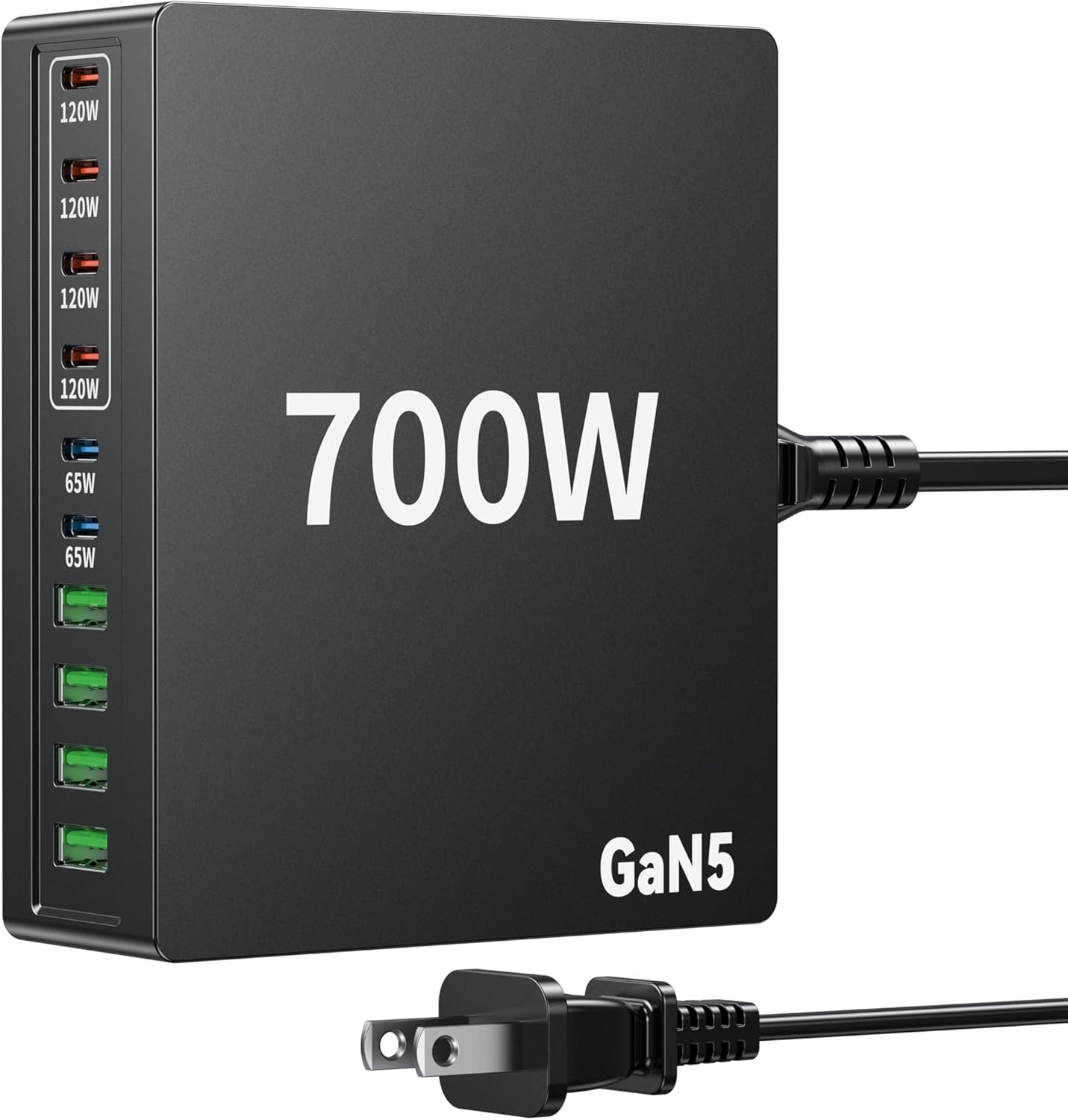 Amazon.com: 700W USB C Charger Block 10-Multiport USB C Charging Station Desktop Wall Laptop ...