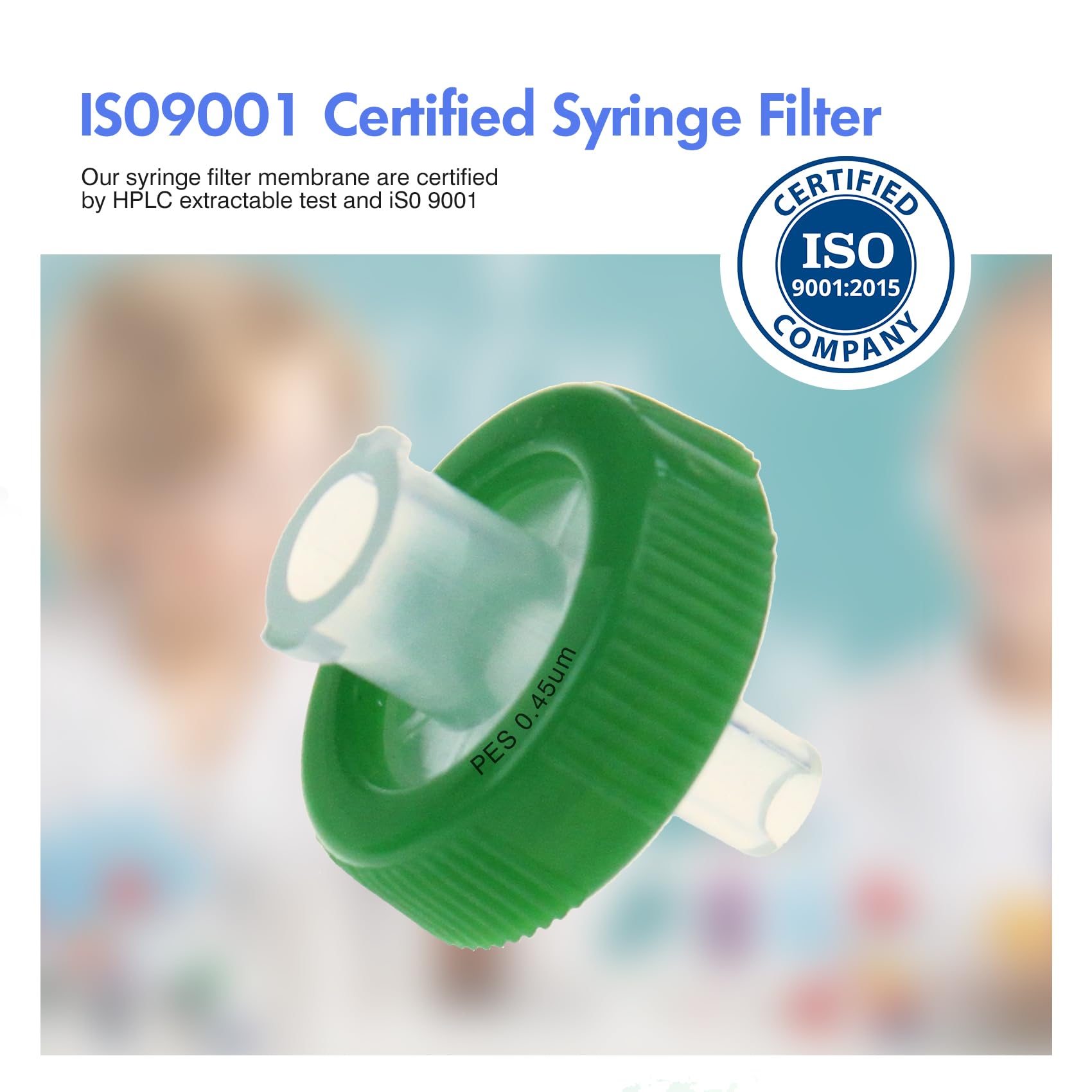 Snapklik.com : Syringe Filters PES Hydrophilic Filtration 045um 13mm ...