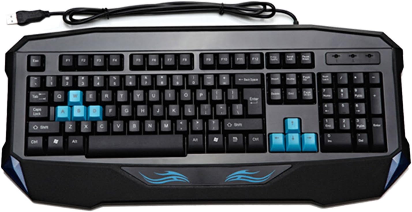 Black USB Wired Humanized Waterproof Game Gaming Keyboard : Amazon.ca ...