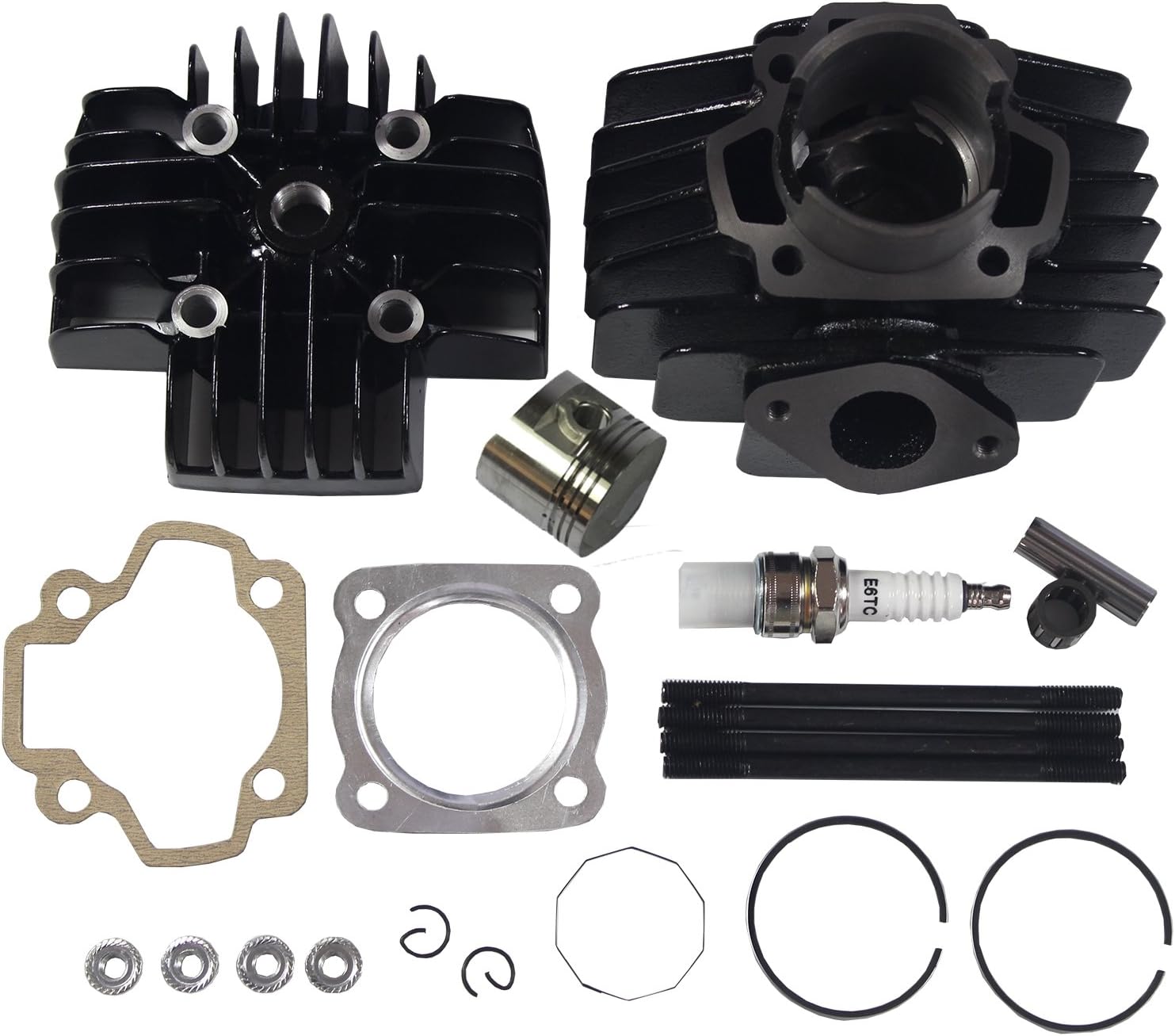 Amazon.com: JDMSPEED New Cylinder Piston Gasket 40cc Big Bore Top End ...