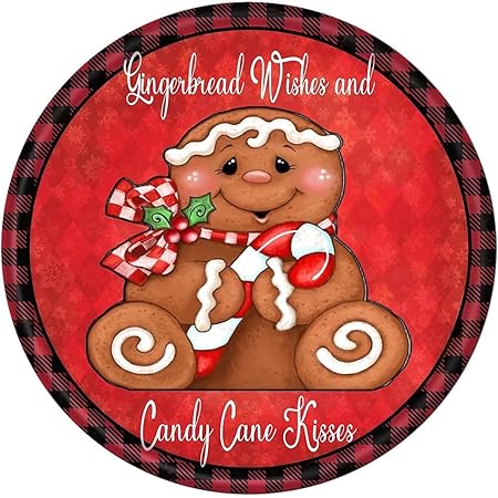 Amazon.com: Round Metal Tin Sign Rustic Wall Decor Wall Plaque ...