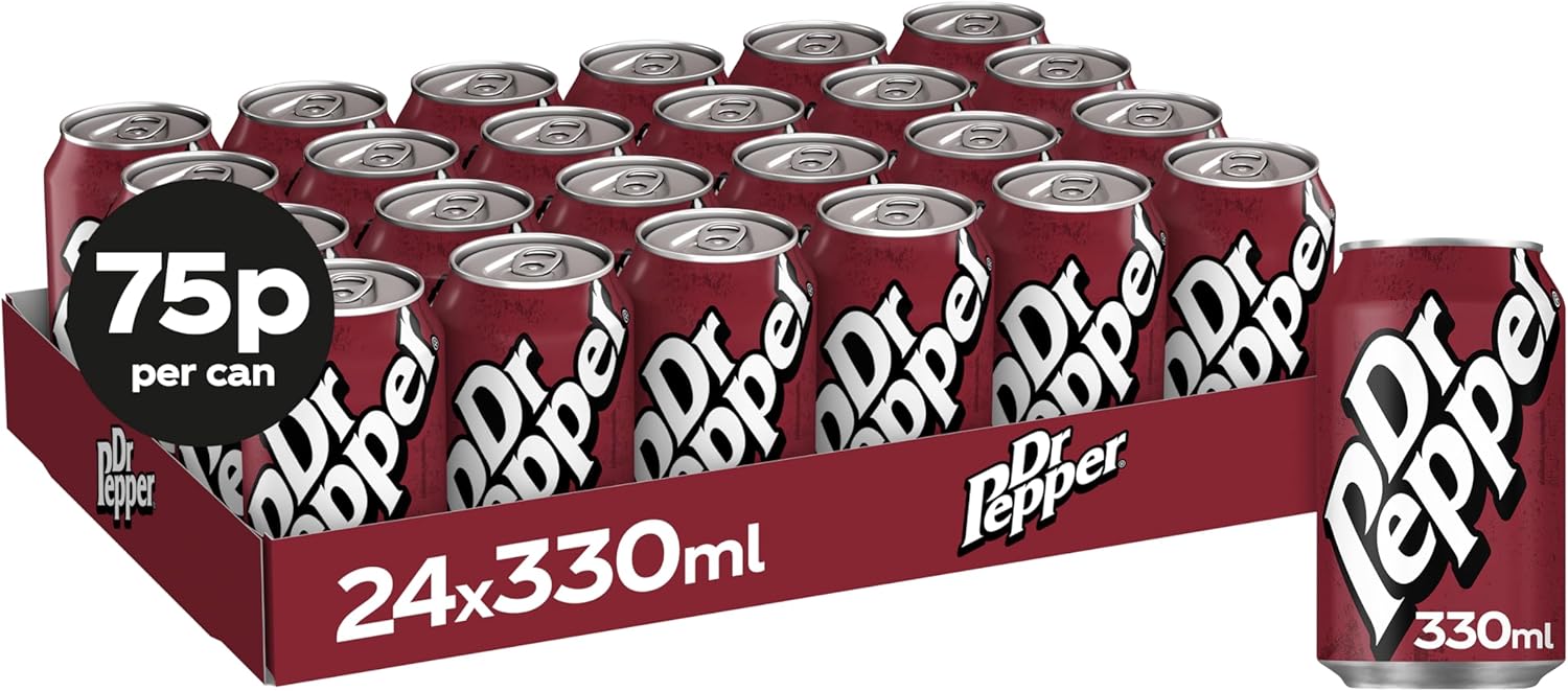 Dr Pepper 24 x 330ml Cans : Amazon.co.uk: Grocery