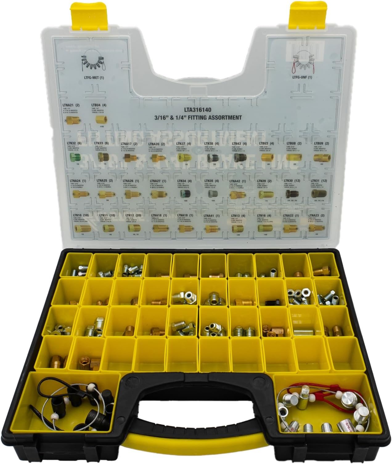 Amazon.com: 35PCS Threads Brake Line Fittings Assortment Kits, Carbon ...