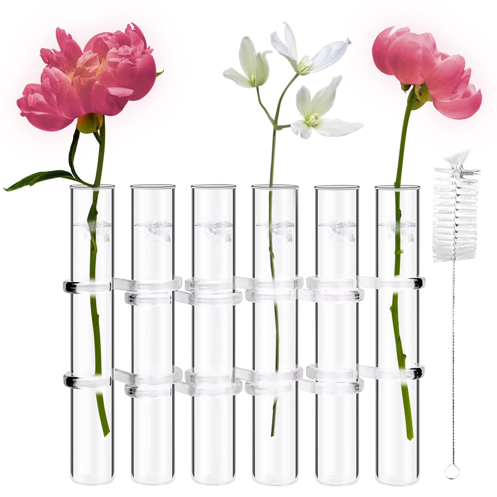Amazon.com: OneNine Hinged Flower Vase, Tube Hinged Vase for Flowers ...