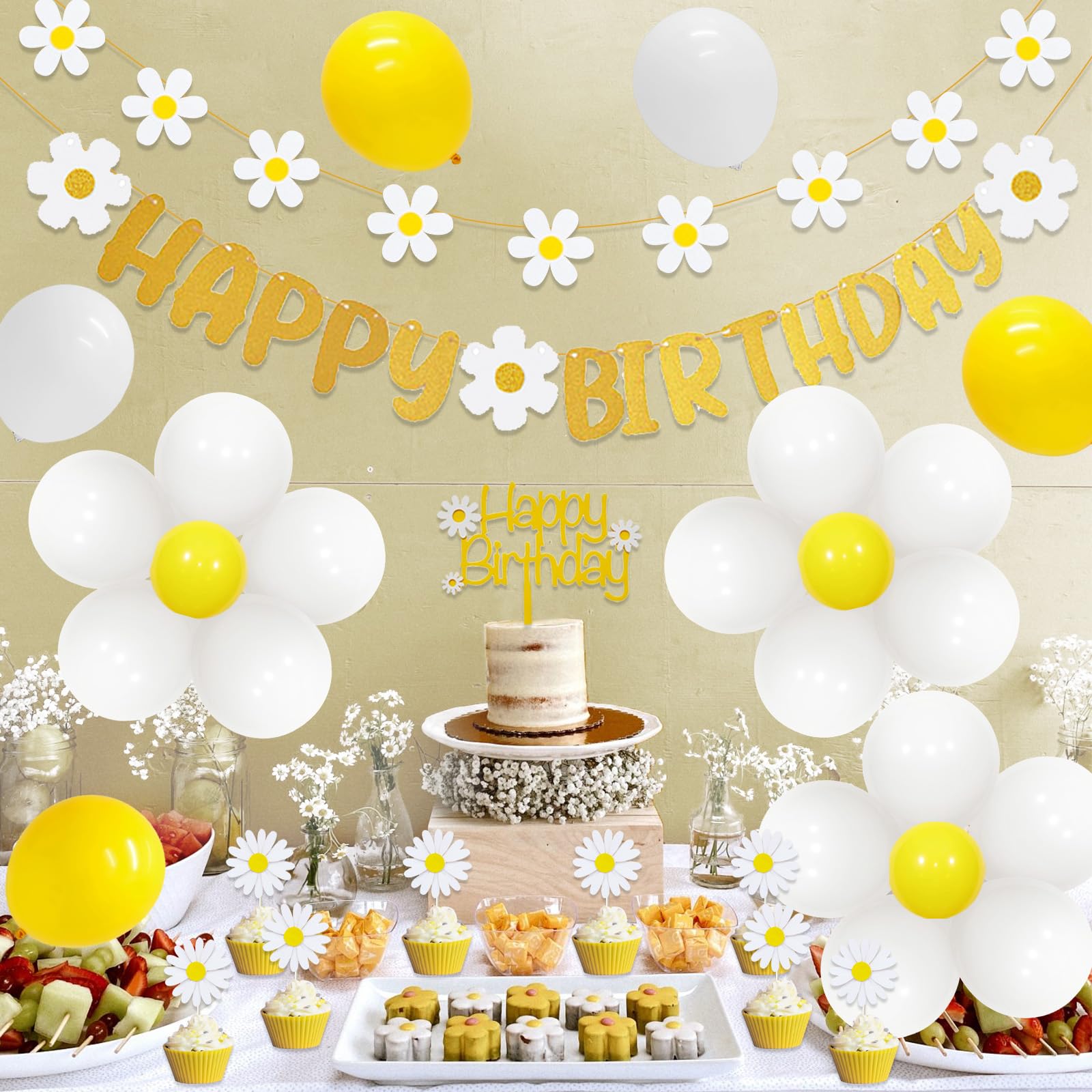 Gerber Daisy Themed Birthday Decoration Daisy Themed Party