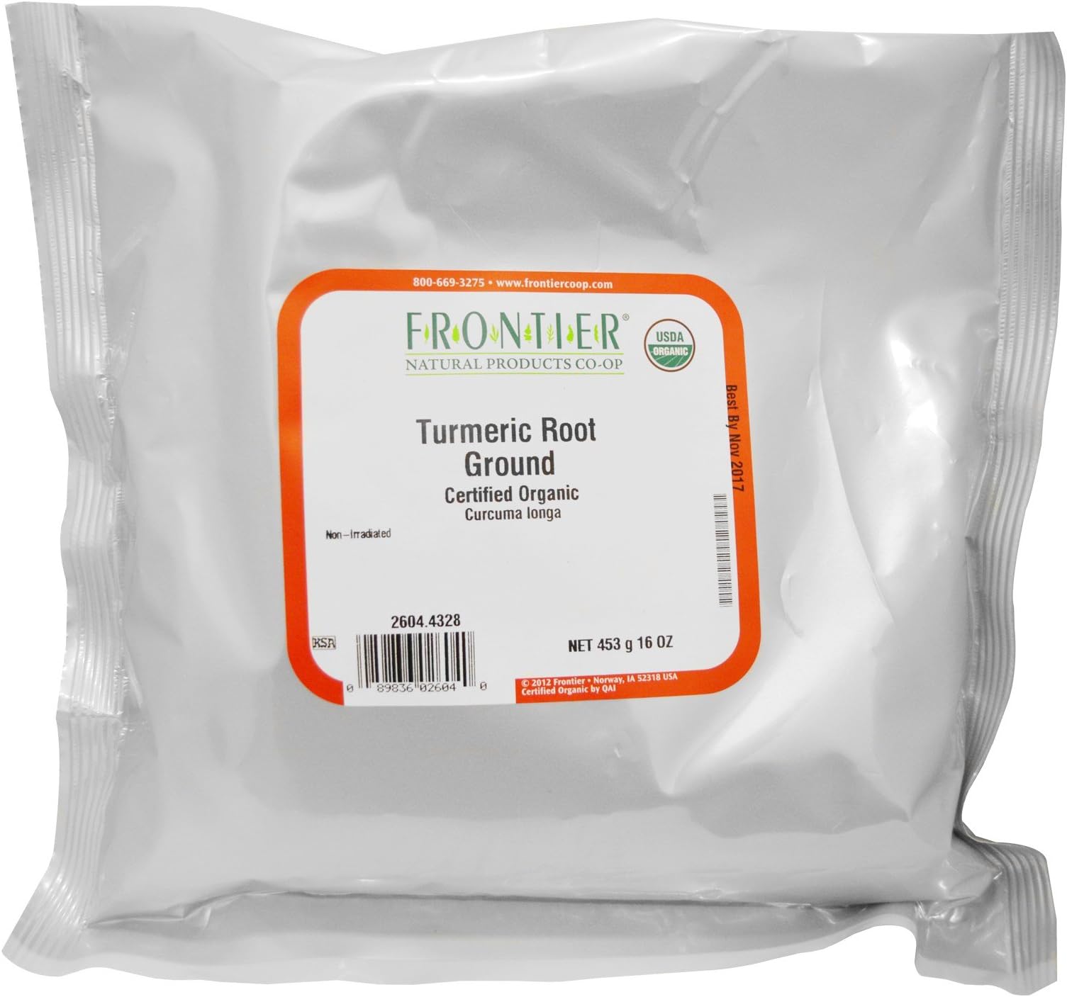 Amazon.com : Frontier Root Ground Turmeric, 0.4 OZ : Grocery & Gourmet Food