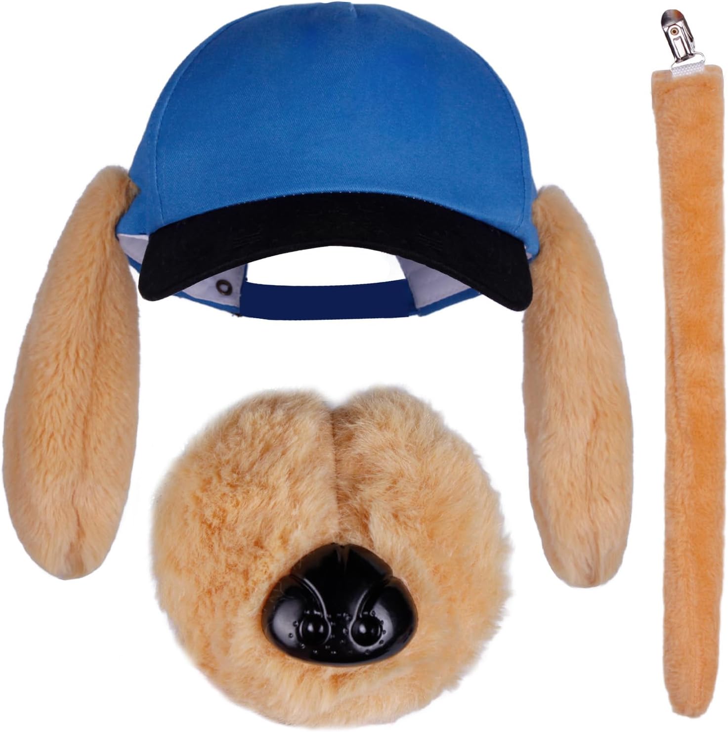 Amazon.com: Dog Hero Hat Costume Kit, Include Dog Ears Cap, Dog Nose ...