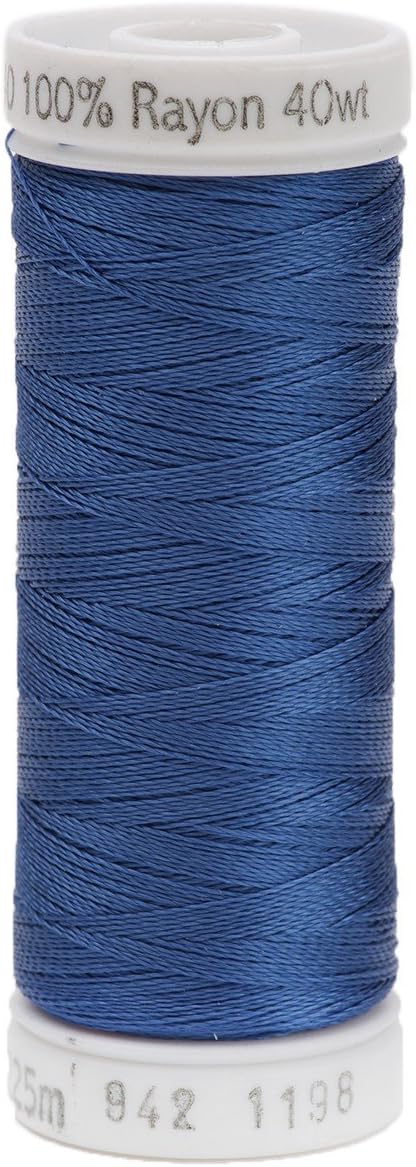 Amazon.com: Sulky 942-1198 Rayon Thread for Sewing, 250-Yard, Dusty Navy