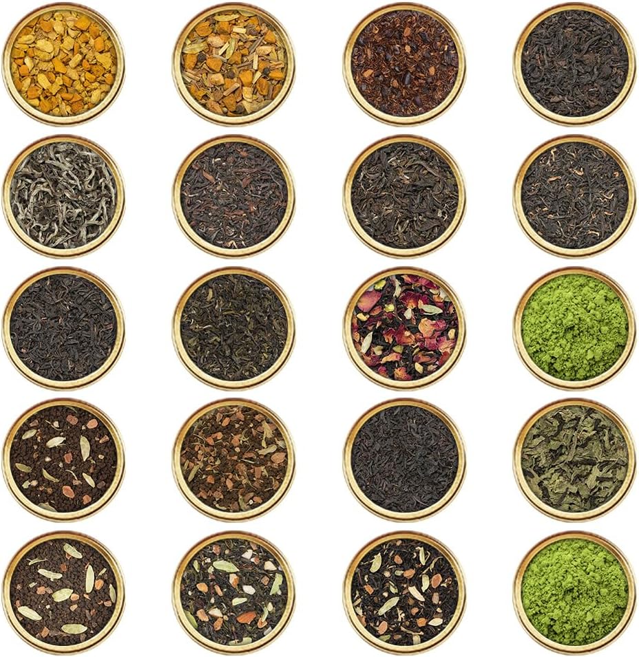 Amazon.com : Pure And Easy Tea, Elegant Loose Leaf Herbal Tea Variety ...