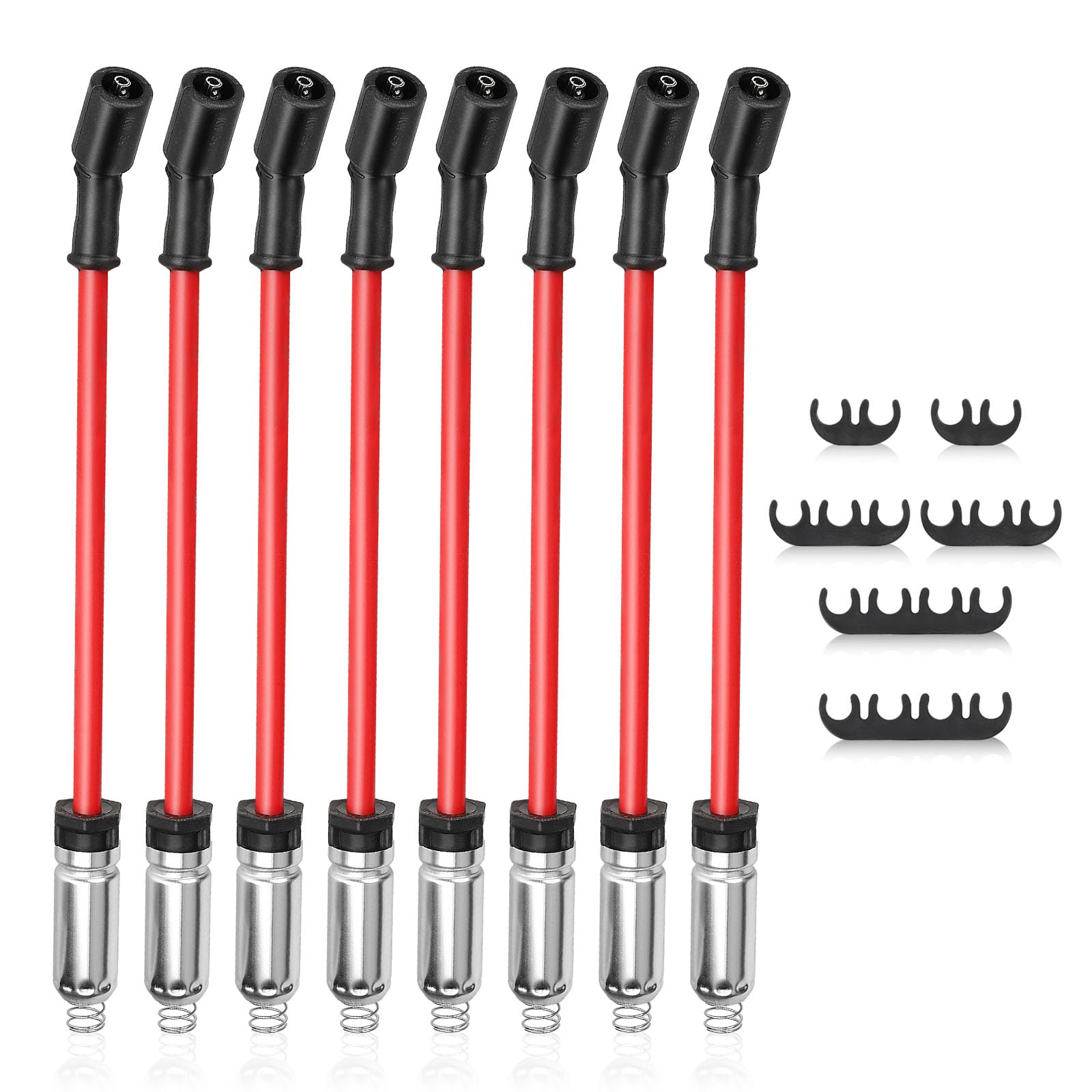 Amazon.com: 48322R 10.2MM High Performance Spark Plug Wires for Chevy ...