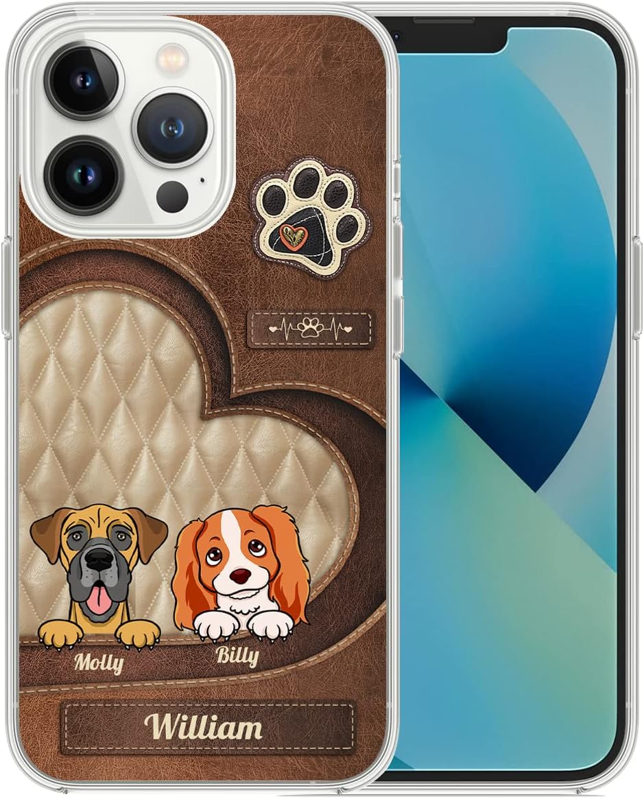 Amazon.com: Somlatic Custom Phone Case Personalized Dog Phones Cases ...