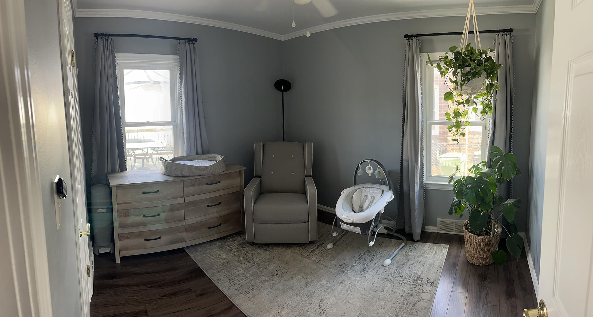 $12/mo - Finance Swivel Rocker Recliner Chair, Nursery Glider Chair ...