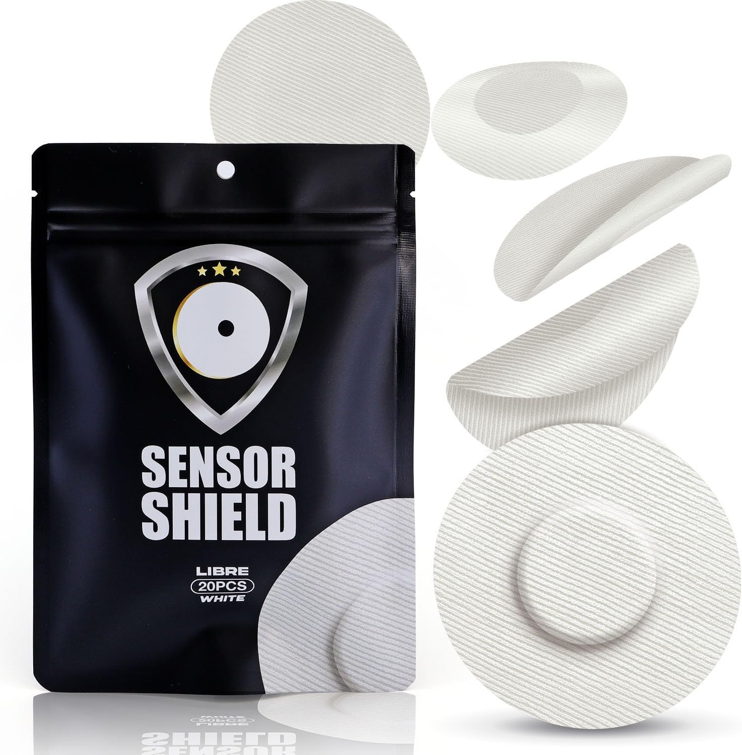 Amazon.com: Sensor Shield Premium Adhesive Patches for Libre 2&3 CGM ...