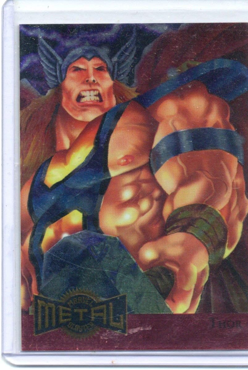 Fleer 95 Marvel Metal Trading Card Metal Blaster #15 THOR at Amazon's ...