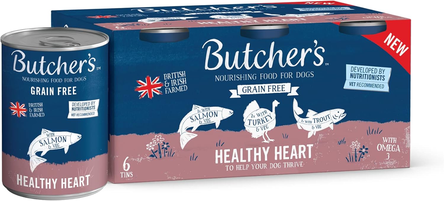 Butcher's Healthy Heart Dog Food Tins, 9.36 kg (24 x 390 g) : Amazon.co ...