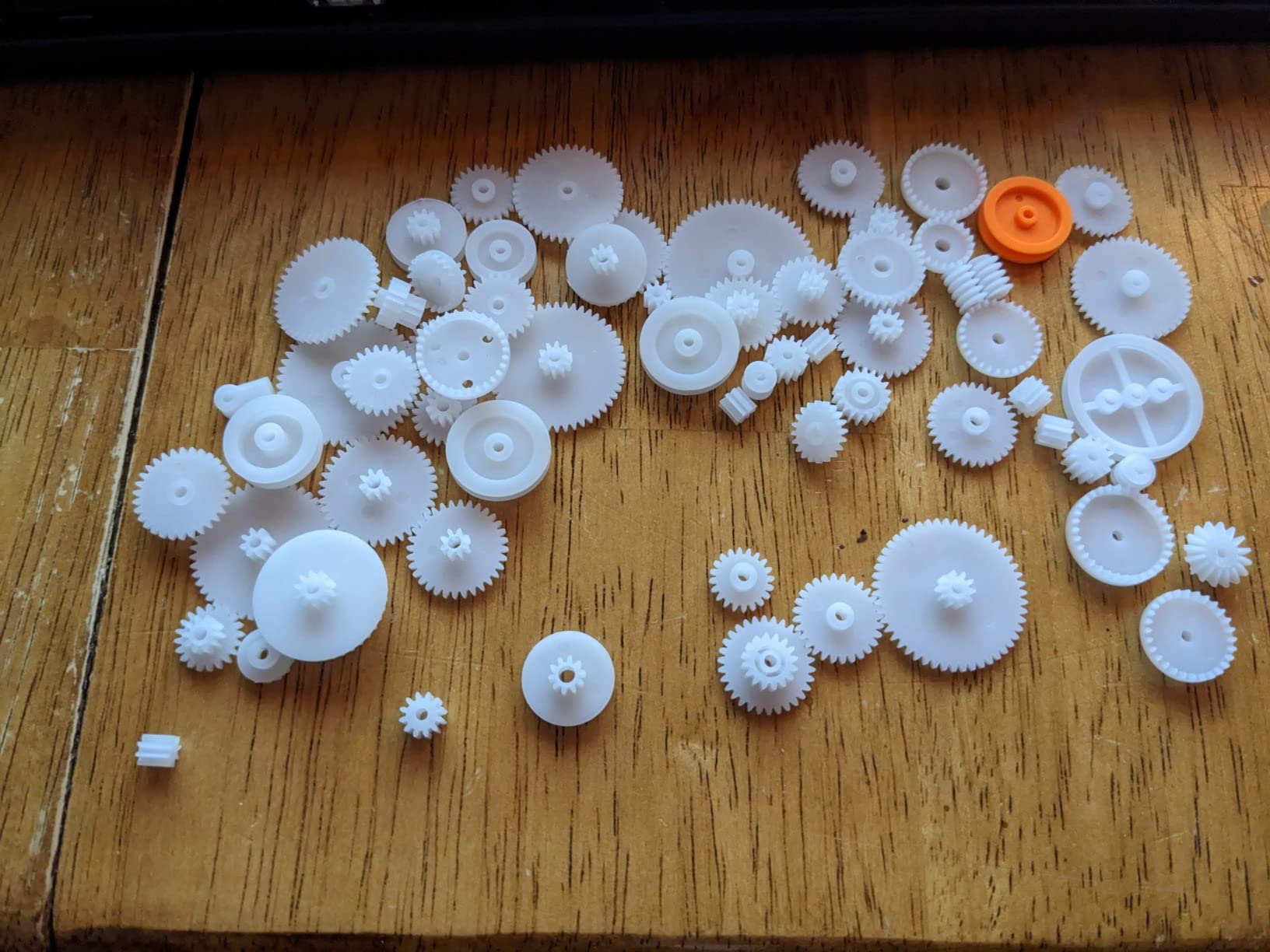 Amazon.com: Plastic Gears Set Pulley Belt Worm Kits Gear Set Robot ...