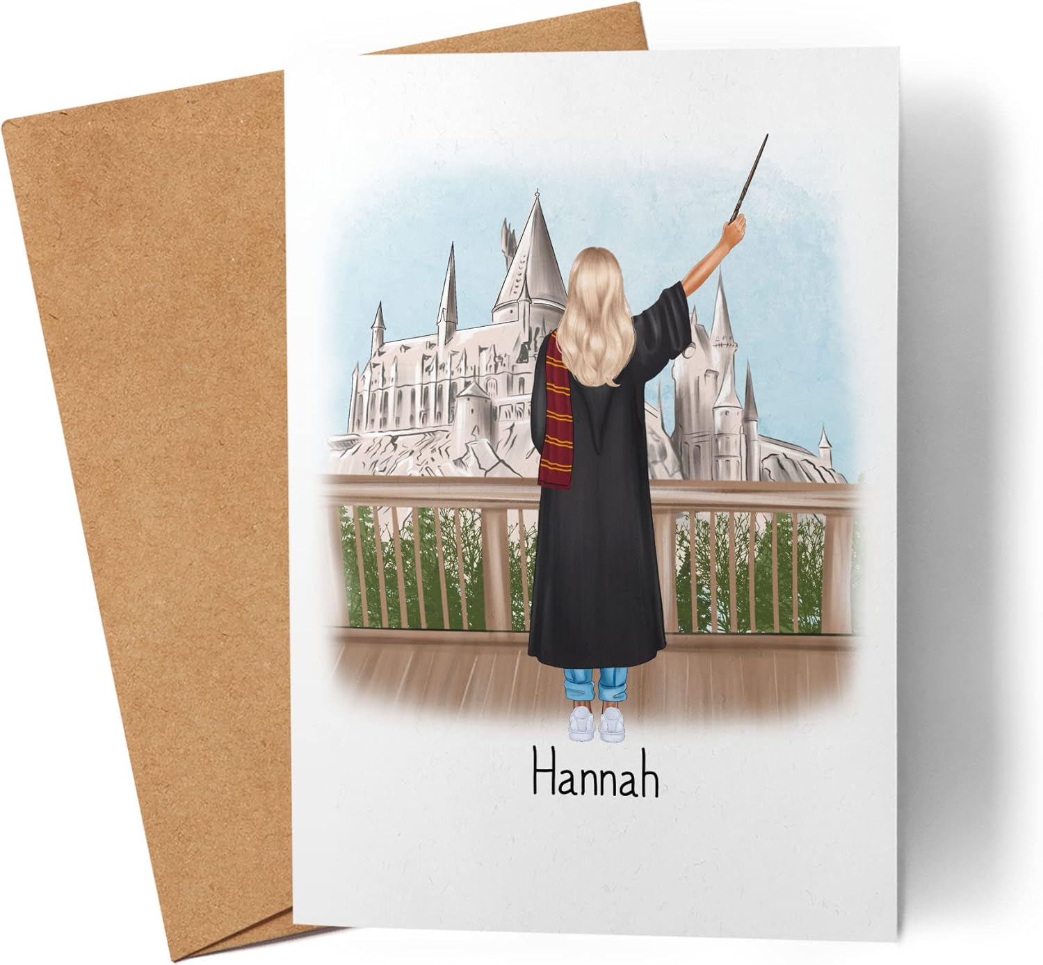 Kiddle-Design Zauberer Karte Personalisiert Magie Hexe Magisch Fantasy ...