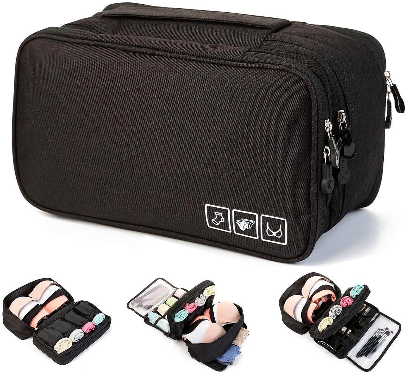 Buy Bra Underwear Storage Bag For Travel Lingerie Organizer Bra Panty ...